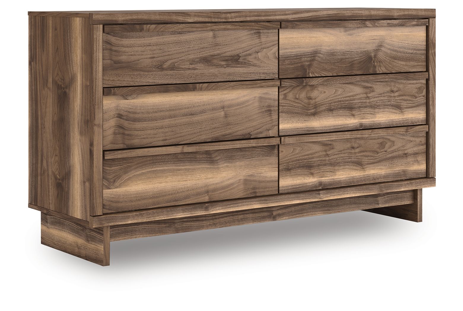 Chirason - Brown - Six Drawer Dresser – Mega Furniture USA
