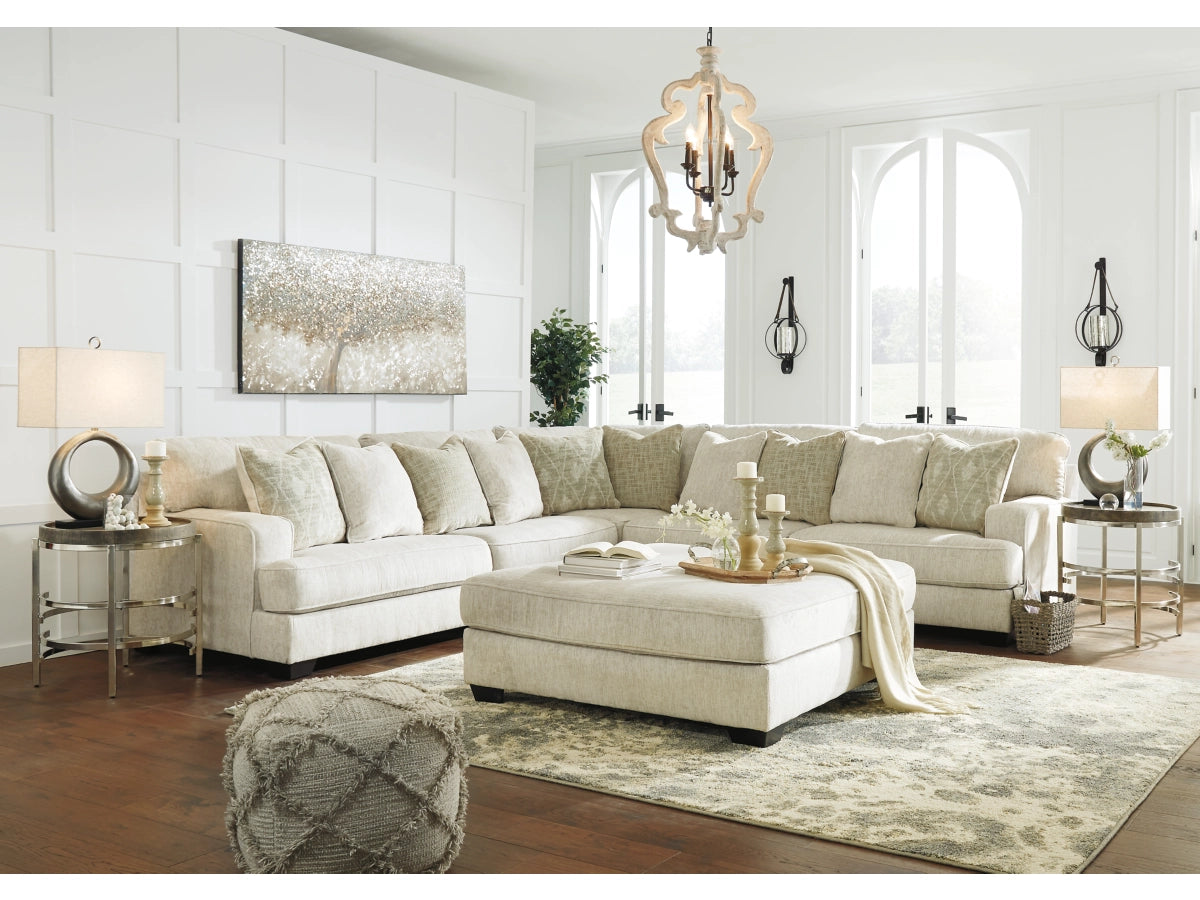 MEGA ASHLEY Rawcliffe 3-Piece Sectional with Ottoman – Mega Furniture USA