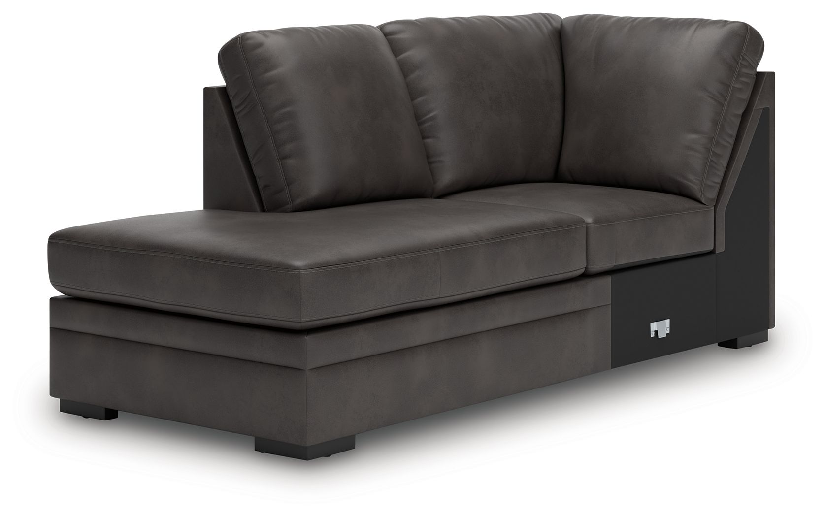 Lofton-Pike - Shadow - LAF Corner Chaise – Mega Furniture USA