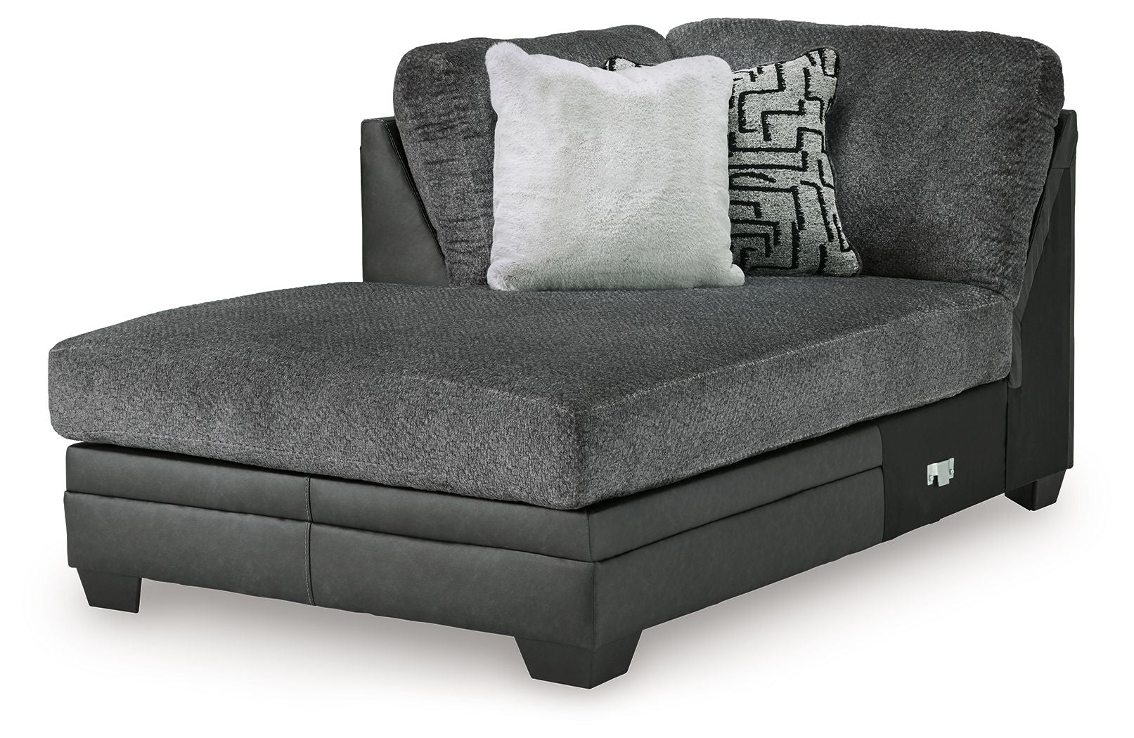 Brixley Pier - Graphite - Laf Corner Chaise – Mega Furniture USA