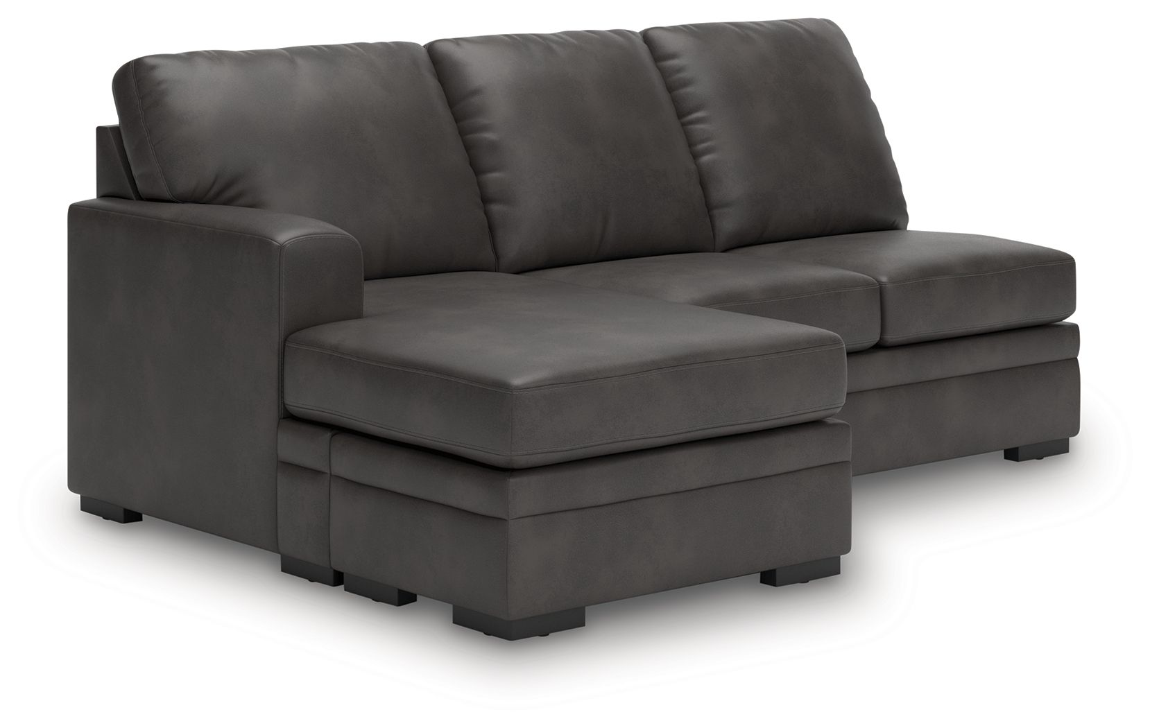 Lofton-Pike - Shadow - LAF Sofa Chaise – Mega Furniture USA