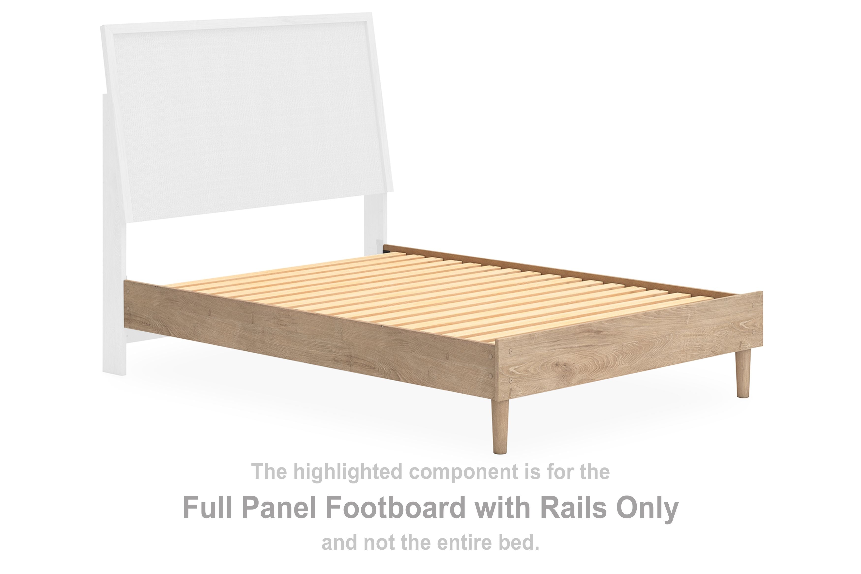 Cielden - Tan - Full Panel Footboard With Rails – Mega Furniture USA