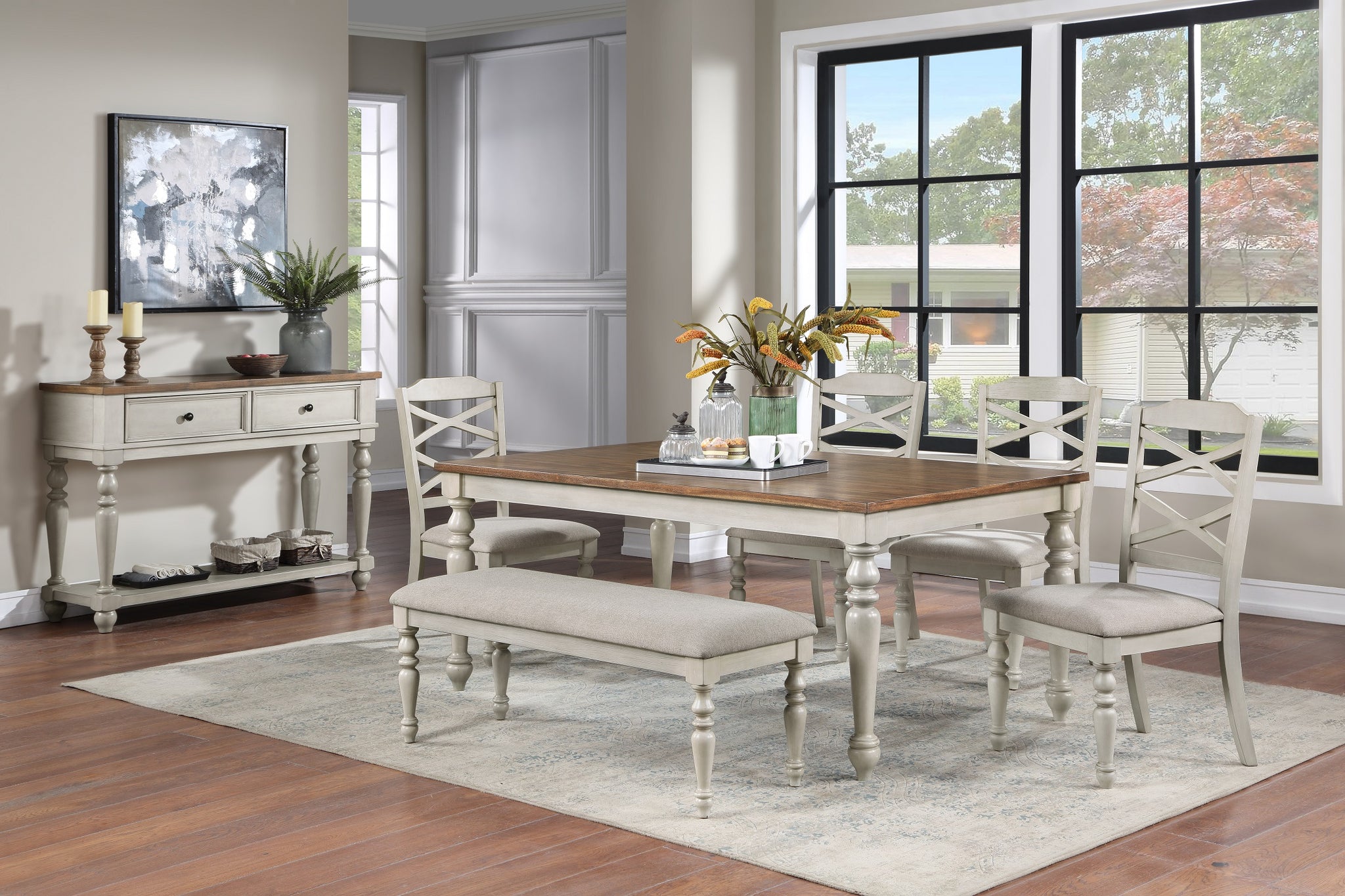 Jenny 6 PC Dining Table Set – Mega Furniture USA